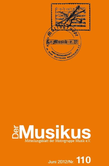 Our Bulletin “Der Musikus” (The Musician) – Motivgruppe Musik